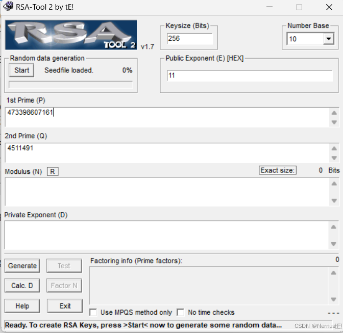 BUUCTF CRYPTO RSA部分简单题解_valueerror: only byte strings of equal length can -CSDN博客