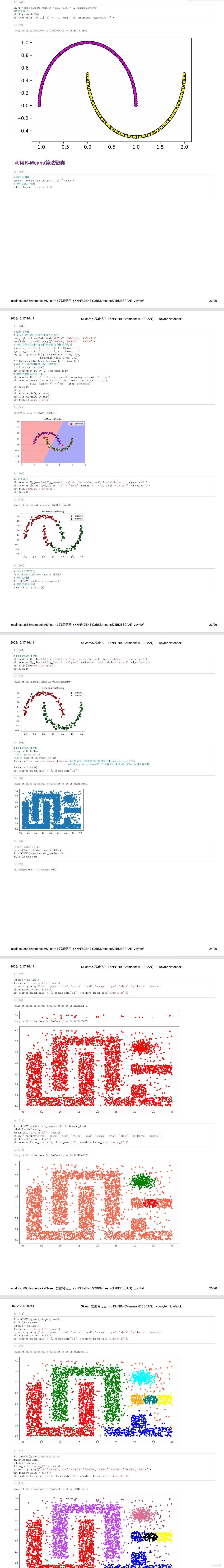 Sklearn实践笔记三（KNN+NB+KMmeans+DBSCAN）_knndbscan-CSDN博客