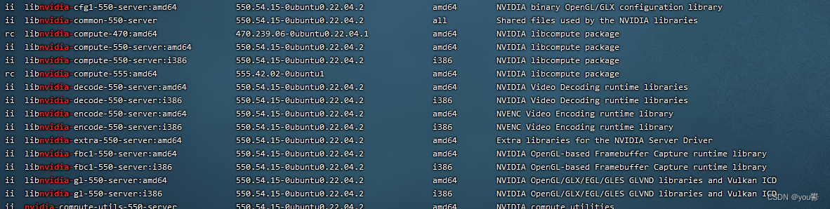 Failed to initialize NVML: Driver/library version mismatch_nvidia-utils-550-server-CSDN博客