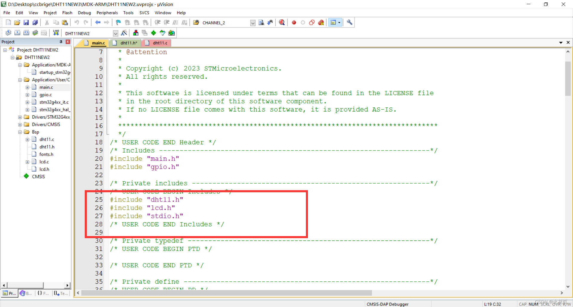 【STM32G431RBTx】备战蓝桥杯嵌入式→扩展模块→DHT11_蓝桥杯嵌入式dht11-CSDN博客
