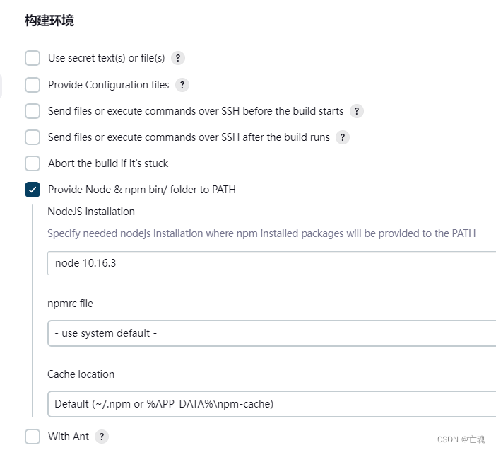 jenkins node项目配置更新_jenkins升级node版本-CSDN博客