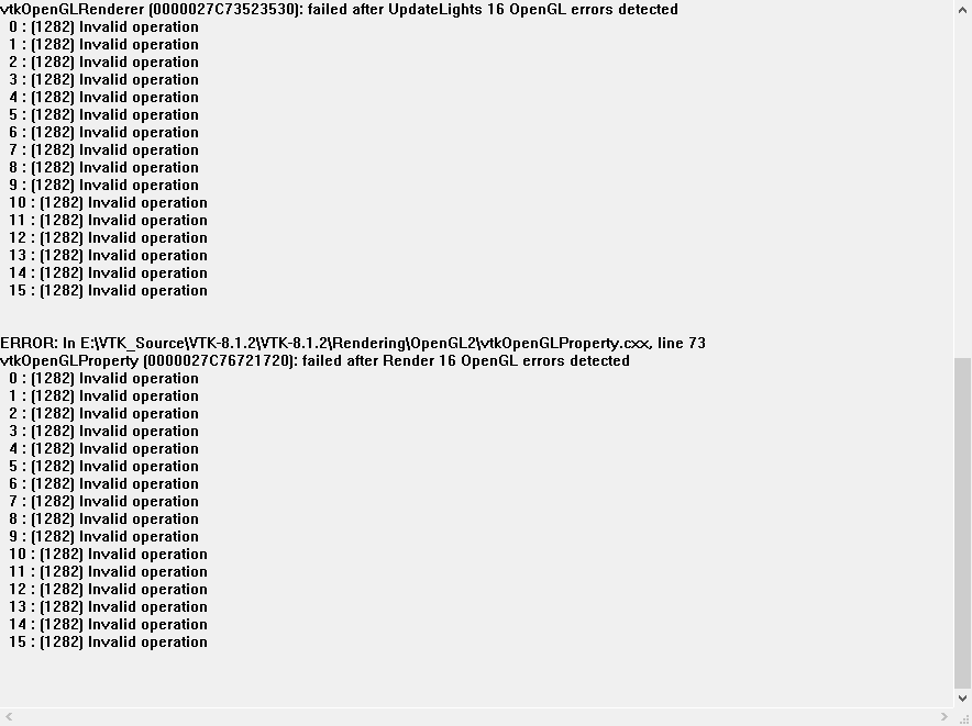 VTK failed after update Lights 16 OpenGL errors detected 错误-CSDN博客