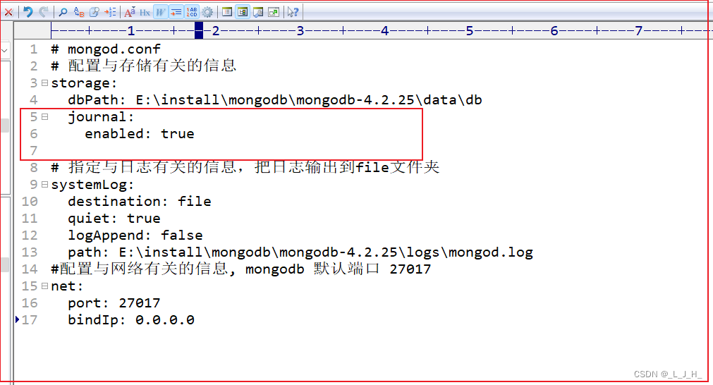 命令行启动 Mongodb 服务器的问题及解决方案:error Parsing Yaml Config File Yaml Cpp