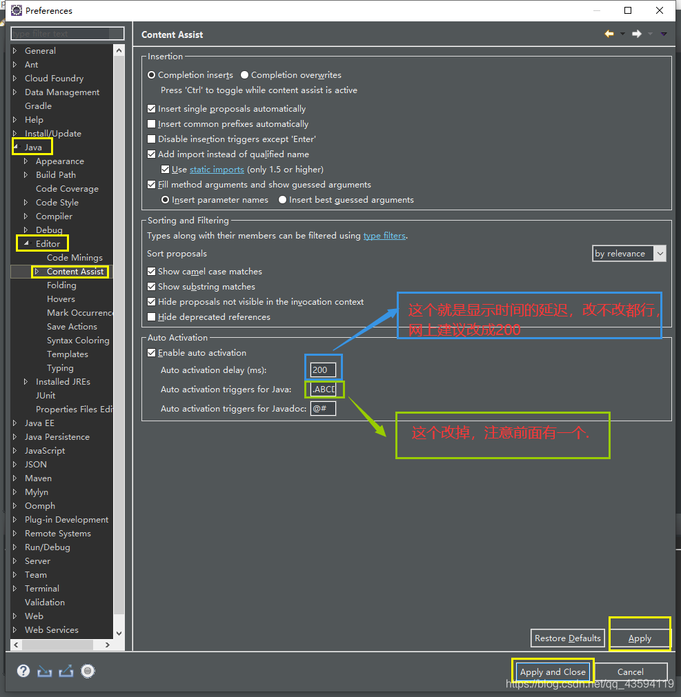 Eclipse常用快捷键（及替代 alt+/ 补全代码）_eclipse ctrl 替换 alt-CSDN博客