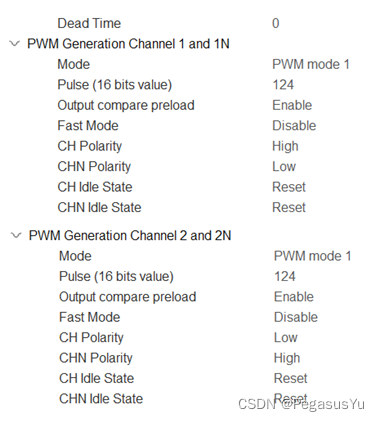 STM32 TIM PWM中阶操作：互补PWM输出_stm32 互补pwm-CSDN博客
