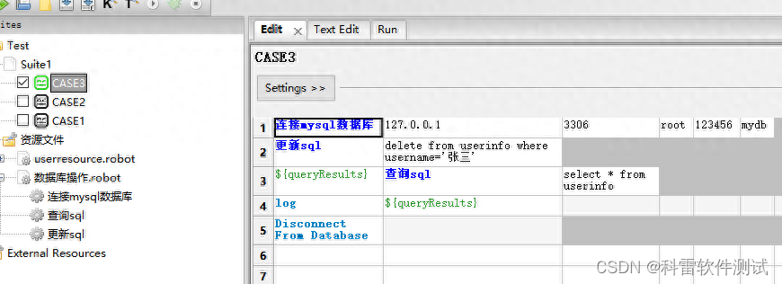 RobotFramework之使用DatabaseLibrary库操作mysql数据库（十一）-CSDN博客