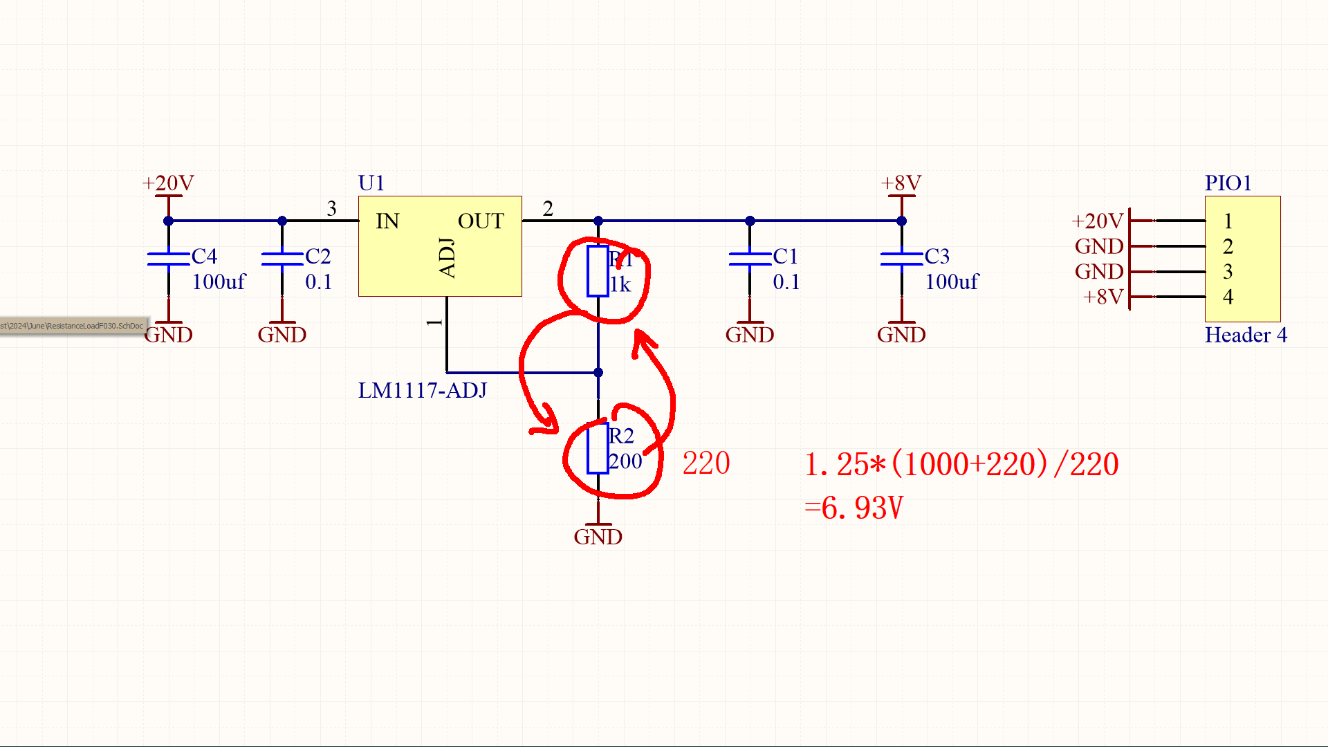 测试LM1117-ADJ的输出特性_1117adj可调电路图-CSDN博客