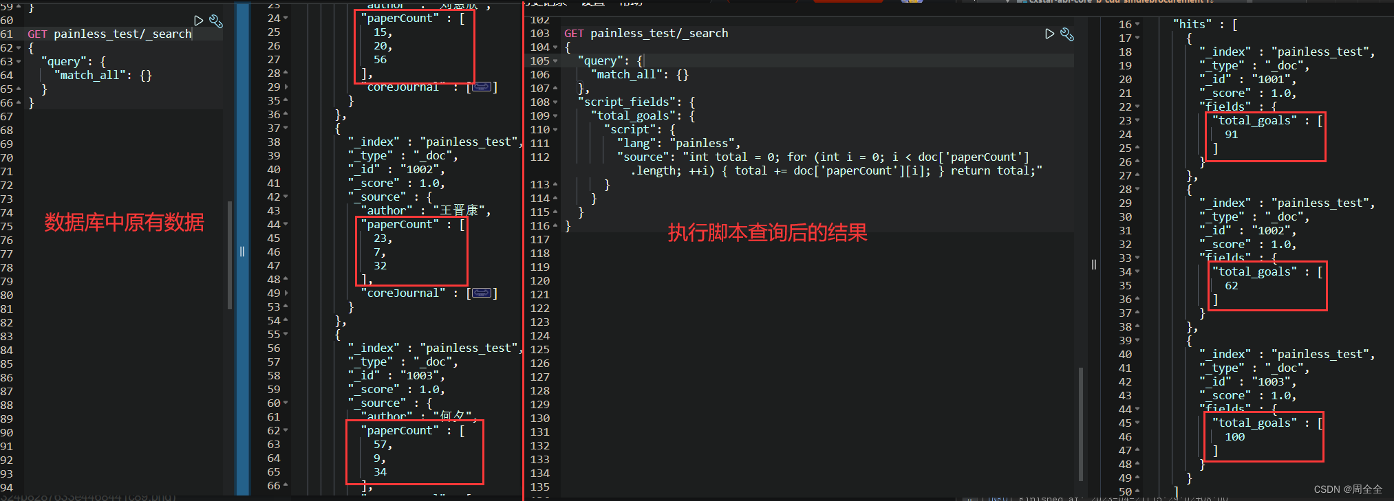 Elasticsearch painless脚本教程（包含Java API和SpringDataElasticsearch调用脚本）-CSDN博客