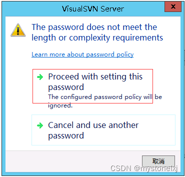 VisualSVN Server 使用过程中一些细节_visualsvn server manager-CSDN博客