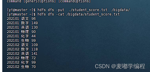 24 使用MapReduce编程统计各科目成绩最高的学生-CSDN博客