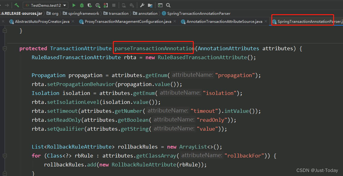 注解版本-分析Spring事务底层原理_事务注解的底层实现-CSDN博客