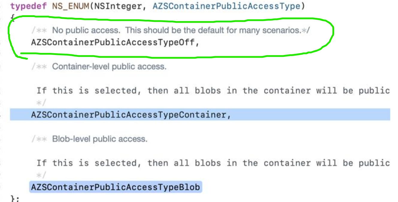 【Azure Blob】关闭Blob 匿名访问，iOS Objective-C SDK连接Storage Account报错-CSDN博客