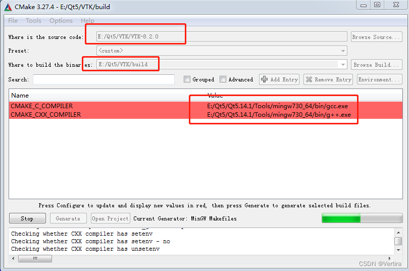Qt +VTK+Cmake 编译和环境配置（第一篇 采坑）_compatibility with cmake