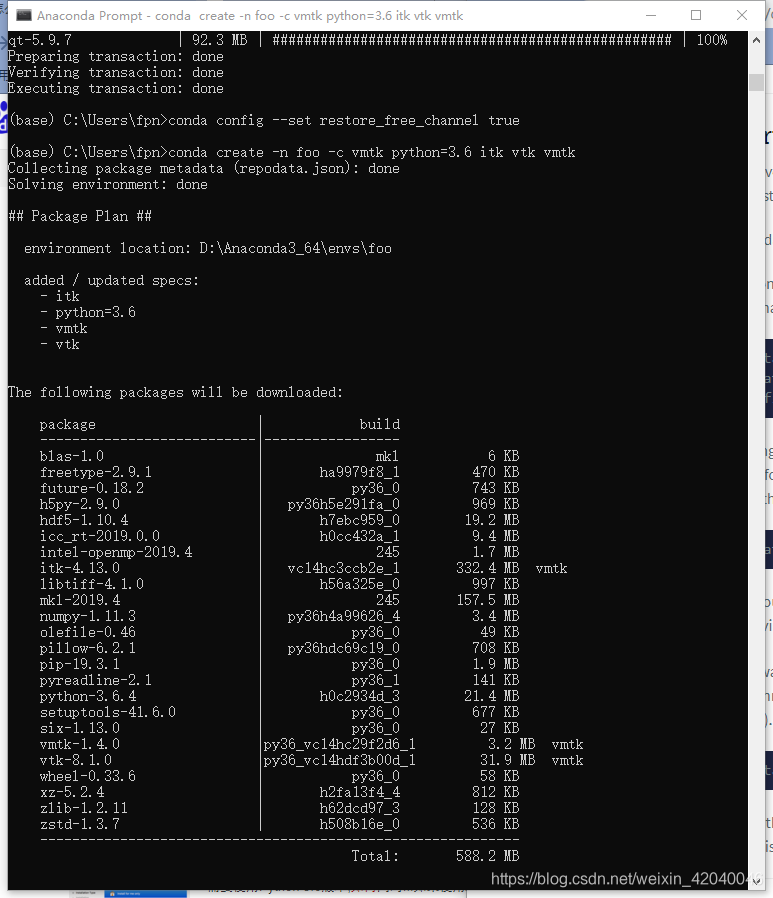 VMTK（1）——安装_vmtk教程-CSDN博客