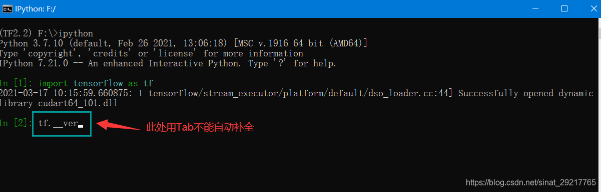 ipython环境下Tab不能正常补全问题解决_python tab自动补全 无效-CSDN博客