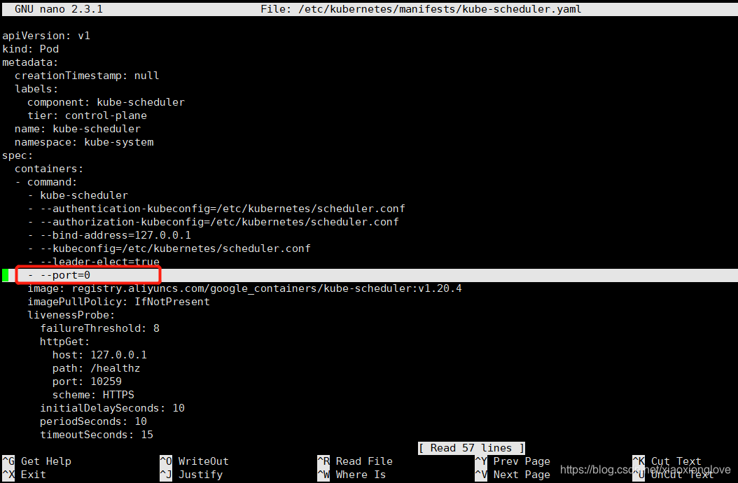 kubeadm安装k8s 组件controller-manager 和scheduler状态 Unhealthy_kube-system kube-controller-scheduler ...