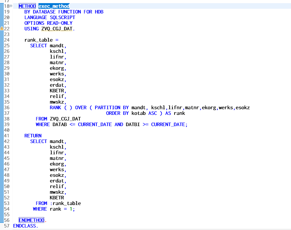 复杂的HANASQL RANK和ROW_NUMBER函数的应用-CSDN博客
