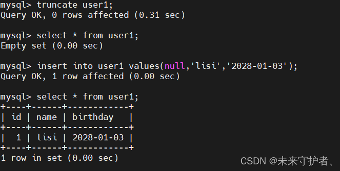 MySQL中delete与truncate区别_trancte-CSDN博客