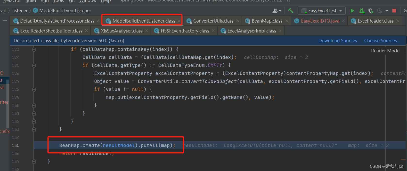 【lombok】从easyExcel read不到值到cglib @Accessors(chain = true)隐藏的大坑_easyexcel cglib-CSDN博客