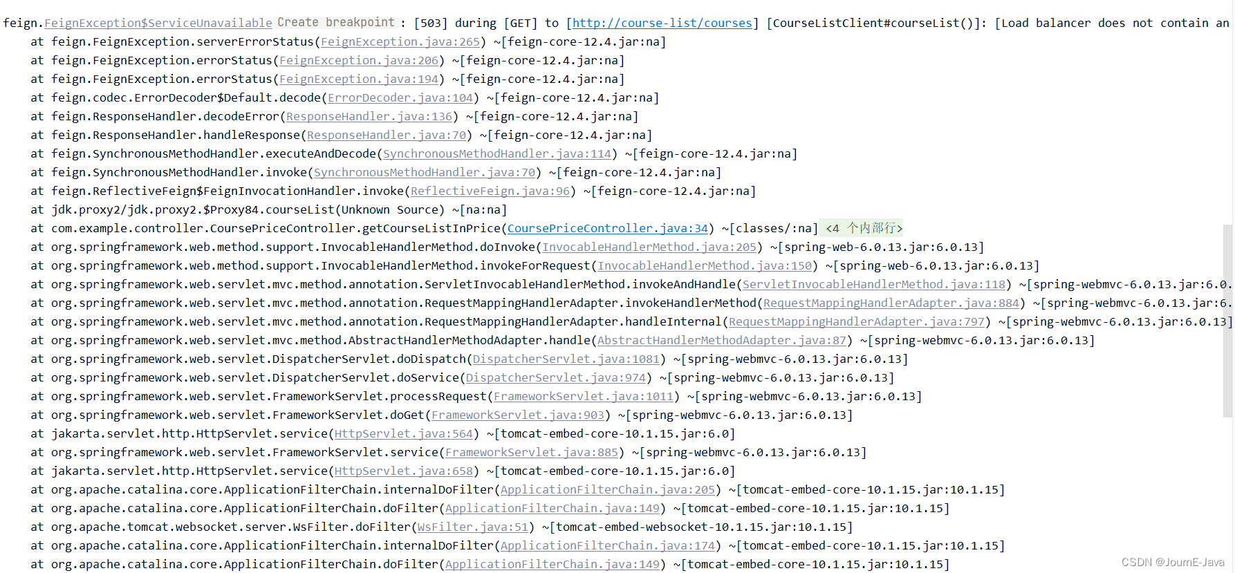Feign整合最新SpringCloud CircuitBreaker (原hystrix)调用fallback不生效问题-解决_openfeign fallback不起作用-CSDN博客