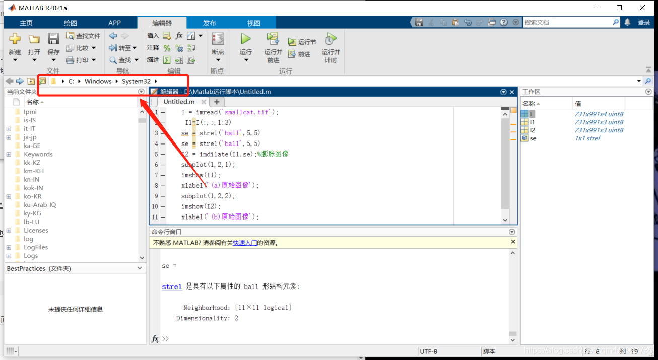 matlab imshow 多平面图像的输入项必须是大小为 MxNx3 的 RGB 图像，和imread读取路径以及特定路径修改_多平面图像的输入项必须是大小为 mxnx3 的 rgb 图像 ...