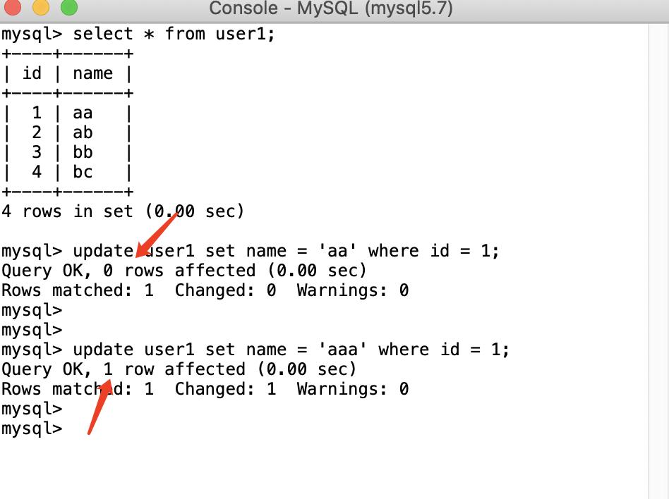Mybatis的update语句的返回值改为从匹配数改为受影响的记录数，向mysql连接添加useaffectedrowstrue一个参数即可。mybatis Update返回值 Csdn博客