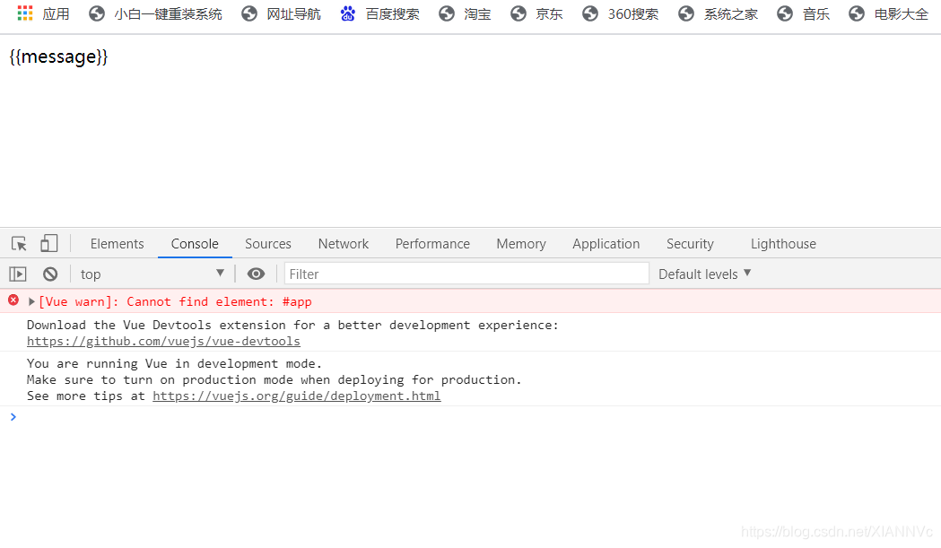 vue.js:634 [Vue warn]: Cannot find element: #app_[vue warn]:cannot find element:#vue-ex-11 vue ...