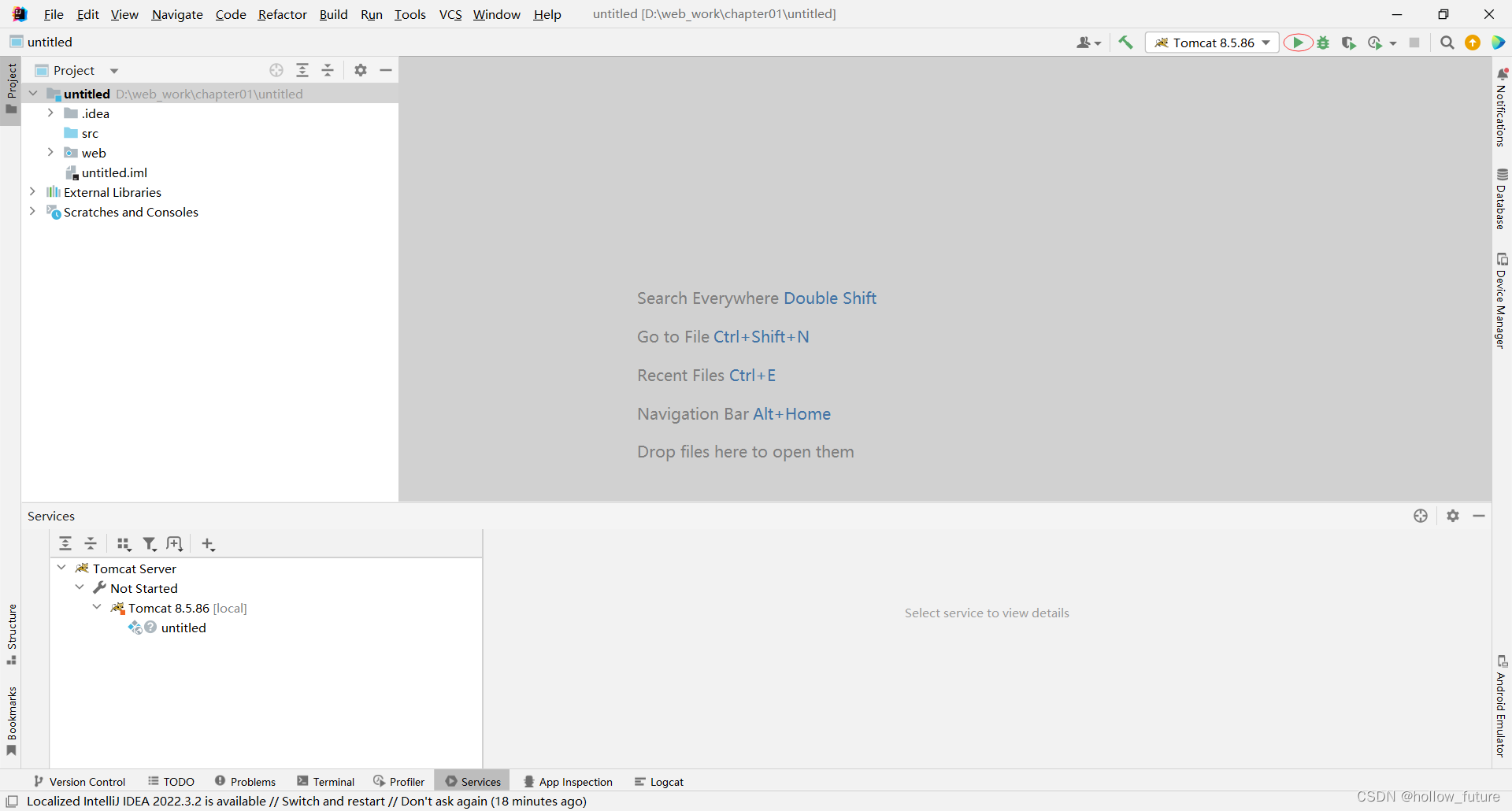 IDEA2022新建Java Web文件_idea 2023.2 新建java文件-CSDN博客