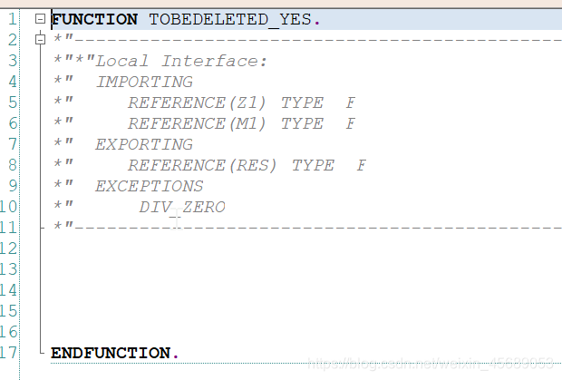 call function中的 exporting/importing/changing_abap call function ...