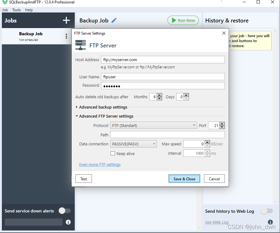 SqlBackupAndFtp 专业版 12.6.9_sql backupandftp mail server settings-CSDN博客