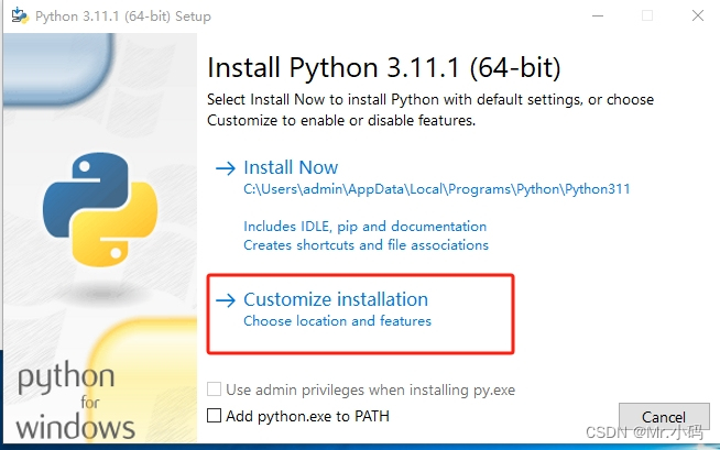 Python3.11纯小白安装_python311-CSDN博客