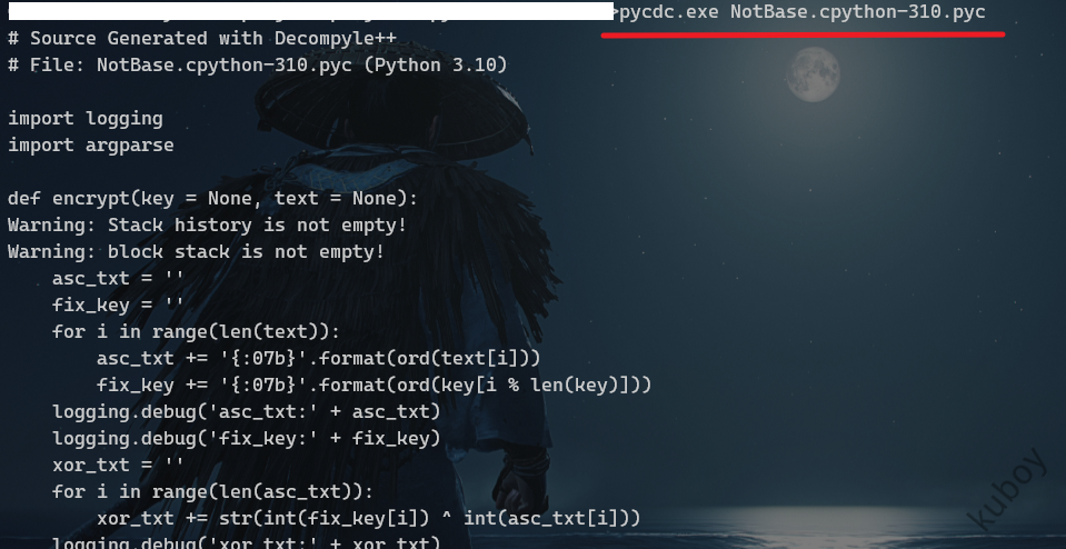 【bugku-Misc】不是Base编码 解题 writeup_pyc在线反编译网站-CSDN博客