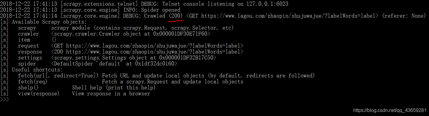 Scrapy shell的简单使用_scrapy shell的使用-CSDN博客