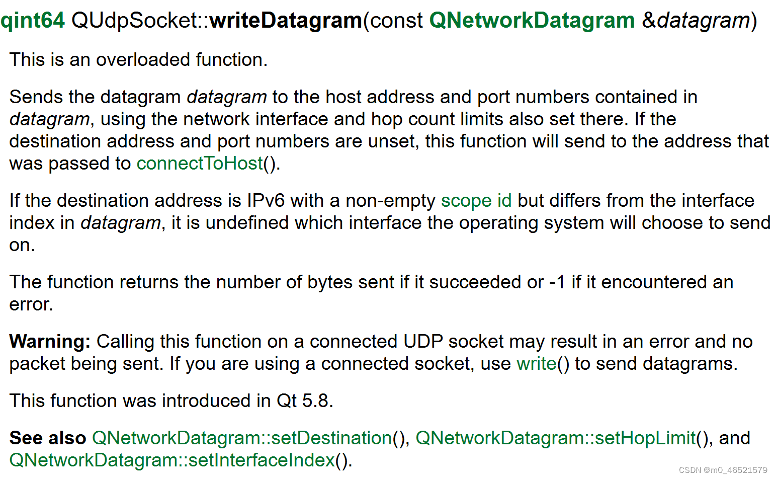 QUdpSocket Class_qudpsocket joinmulticastgroup-CSDN博客