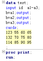 SAS语句-输出-OUTPUT_sas output-CSDN博客