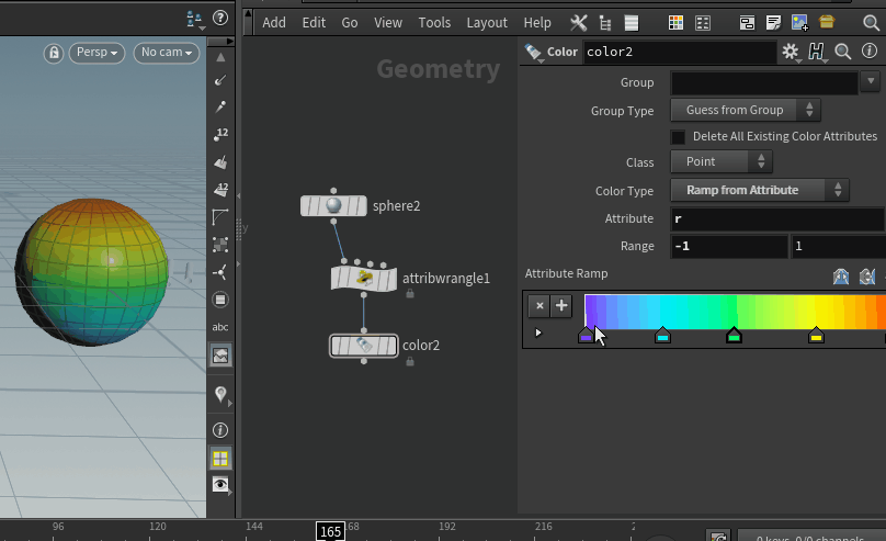 houdini 函数演示 color_houdini 颜色随时间变化表达式-CSDN博客