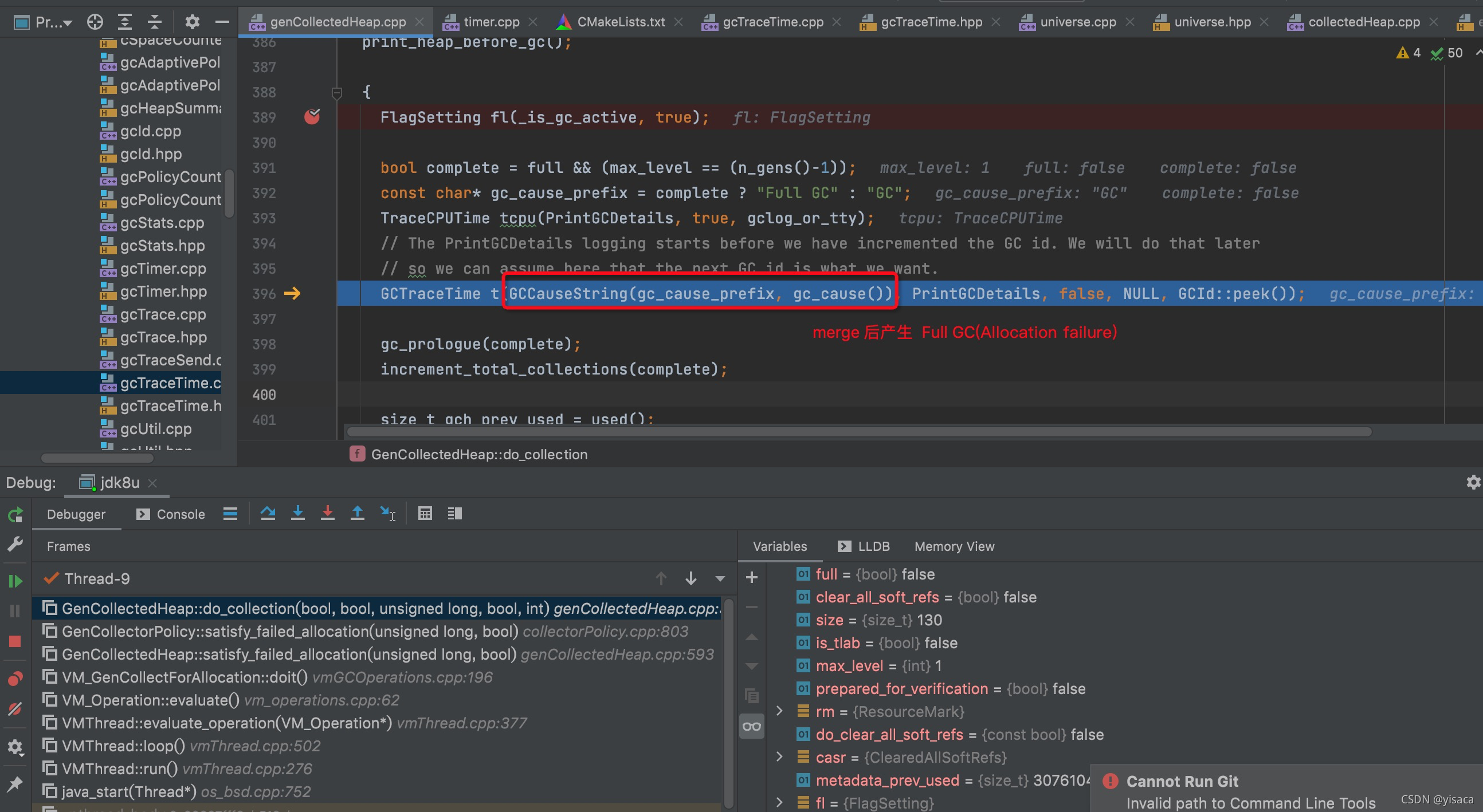 CMS 垃圾回收的一些细节_full gc (allocation failure)-CSDN博客