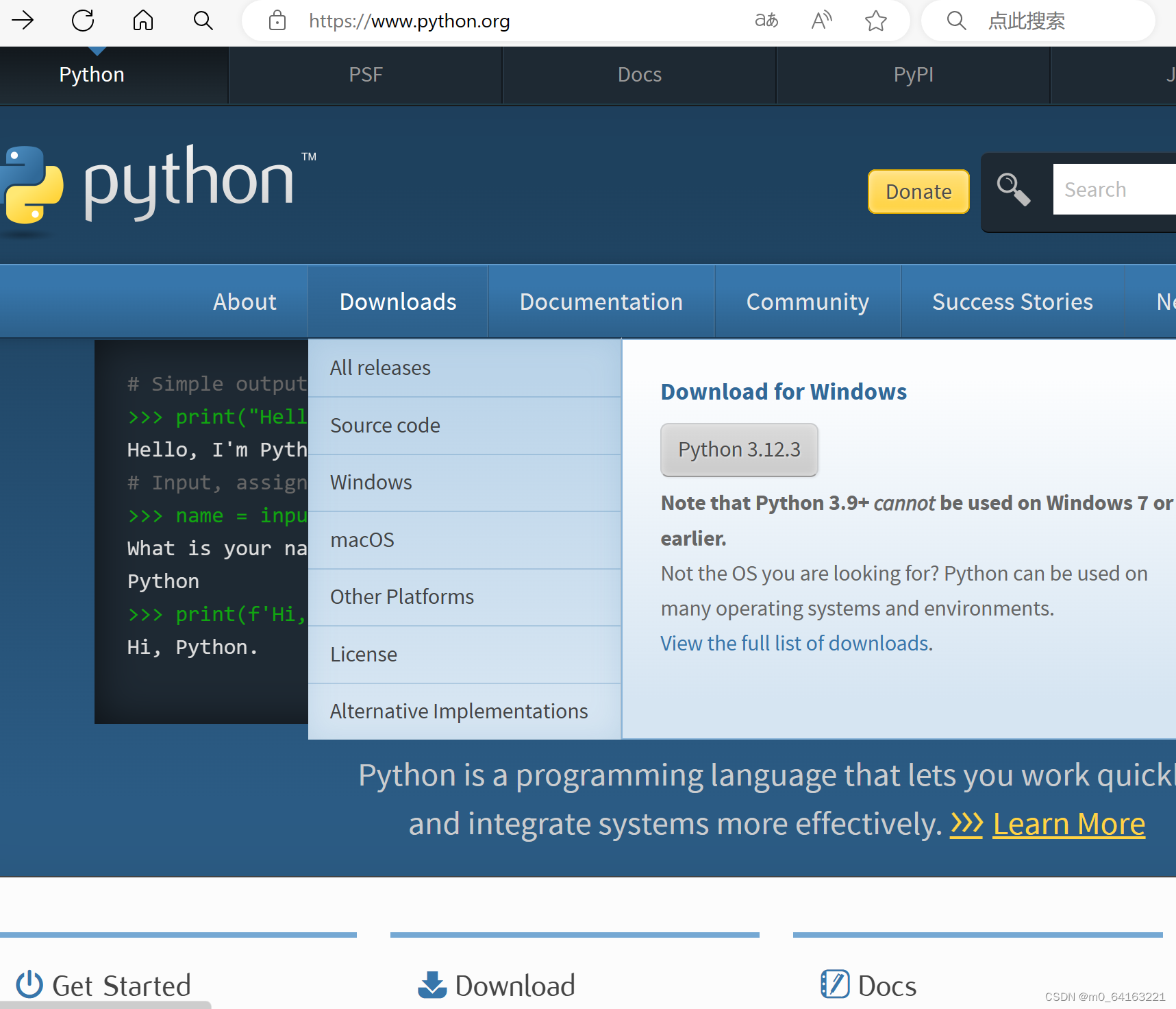 Python环境的安装-CSDN博客