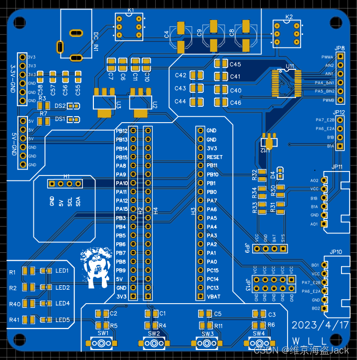 【电机课程设计（开源）——基于STM32的PID电机控制系统设计-第二章 系统硬件设计】_单片机stm32的pid恒速控制系统设计-CSDN博客