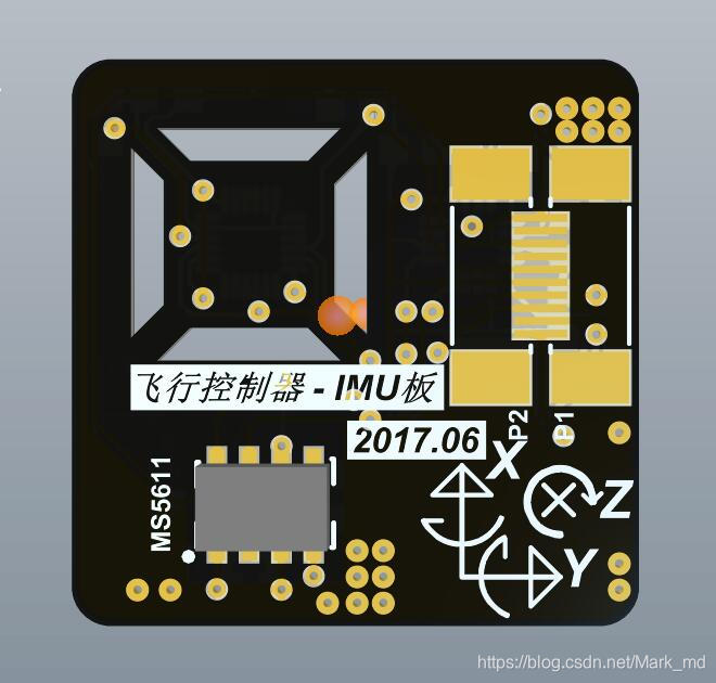 开源10轴IMU PCB，基于MEMS传感器MPU6500-HMC5983-AK8975-BMP280-MS5611设计，适用于多轴无人机 ...