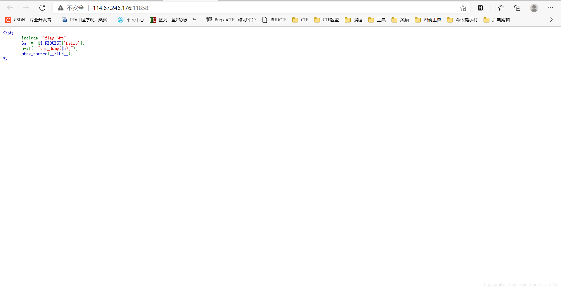 Bugku CTF web8（Web）_ctf php file函数-CSDN博客