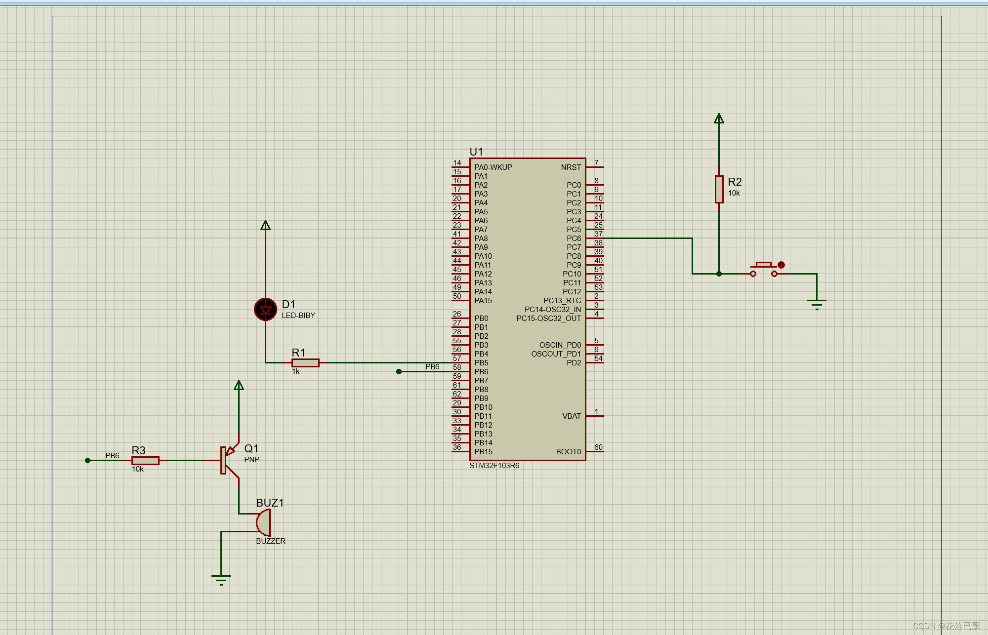 STM32 proteus + STM32Cubemx仿真教程（第三课蜂鸣器教程）_proteus 有源蜂鸣器-CSDN博客