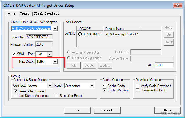Keil调试出现复位后又自动运行现象的解决办法STM32_keil cannot access memory 0x08000000, write, acc s-CSDN博客