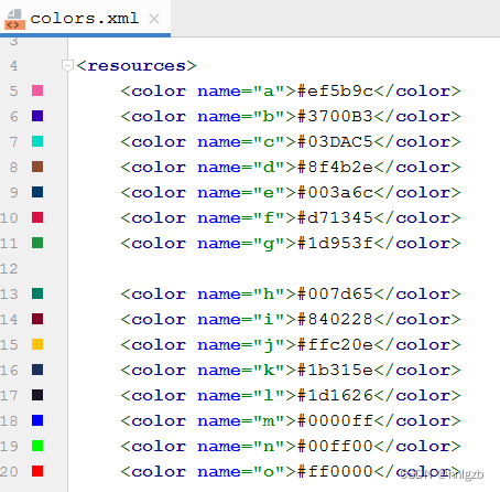 Android应用中常见颜色代码列表,-CSDN博客