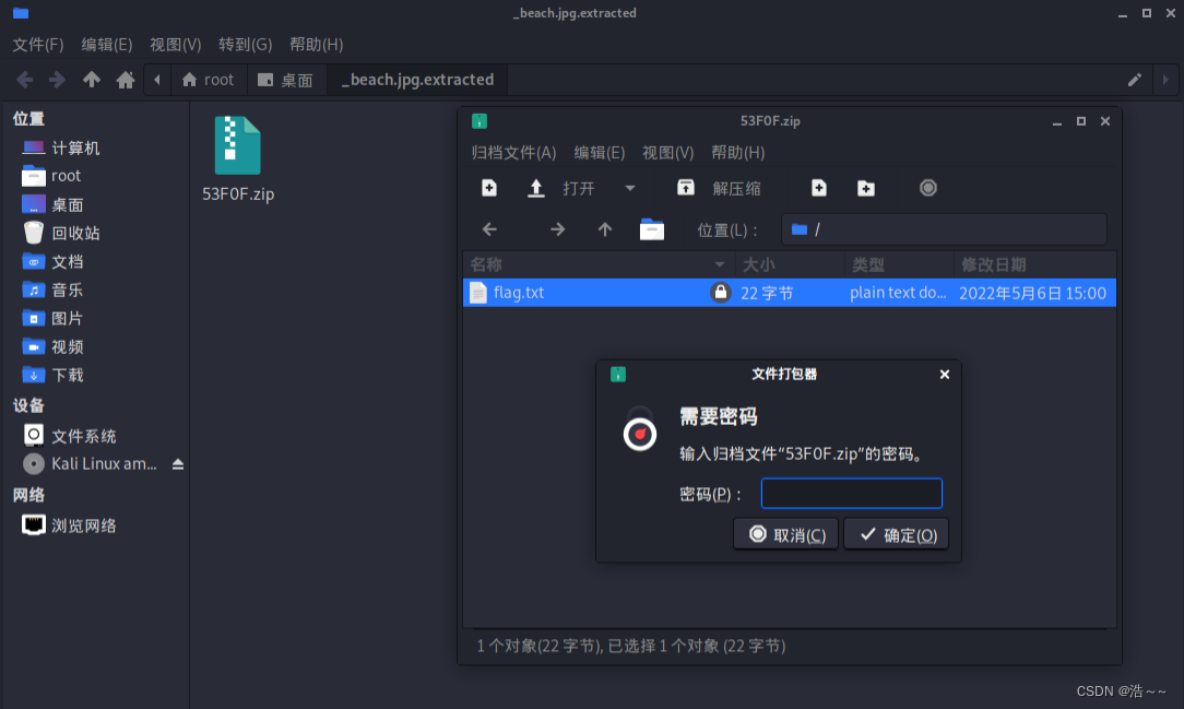 中职网络安全—隐藏信息探索_kali strings-CSDN博客