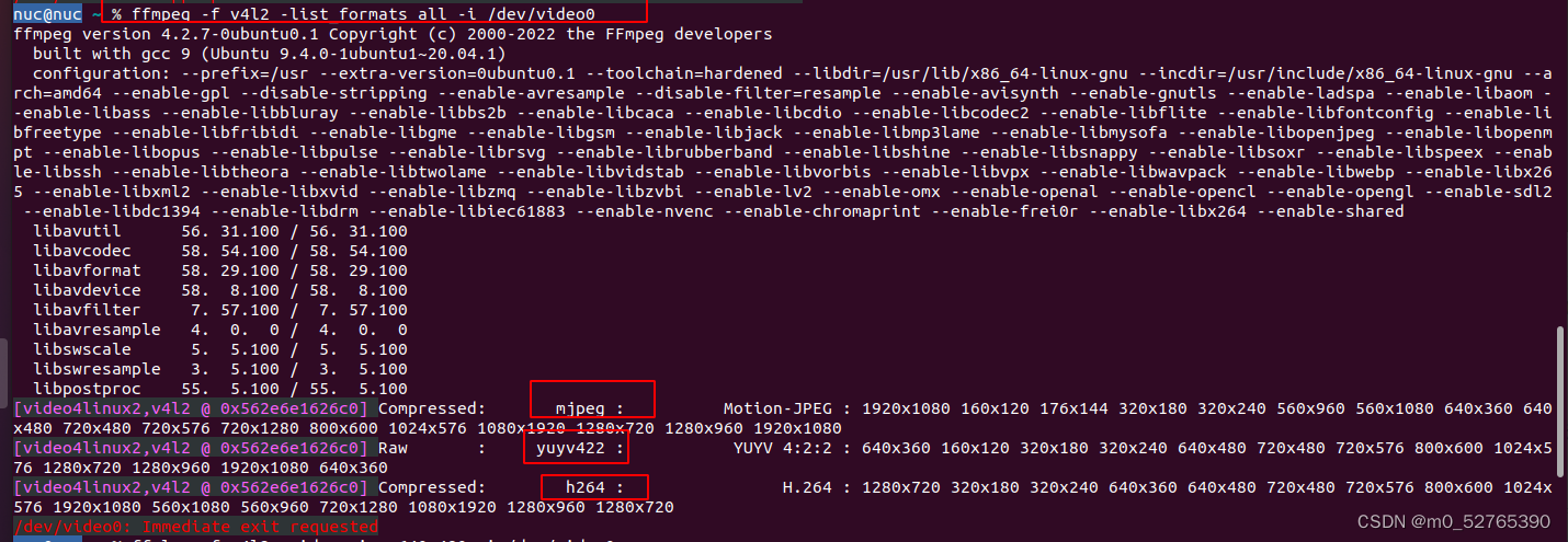 Ubuntu20.04安装ffmpeg，并捕获视频流_ubuntu fmpeg 播放流-CSDN博客
