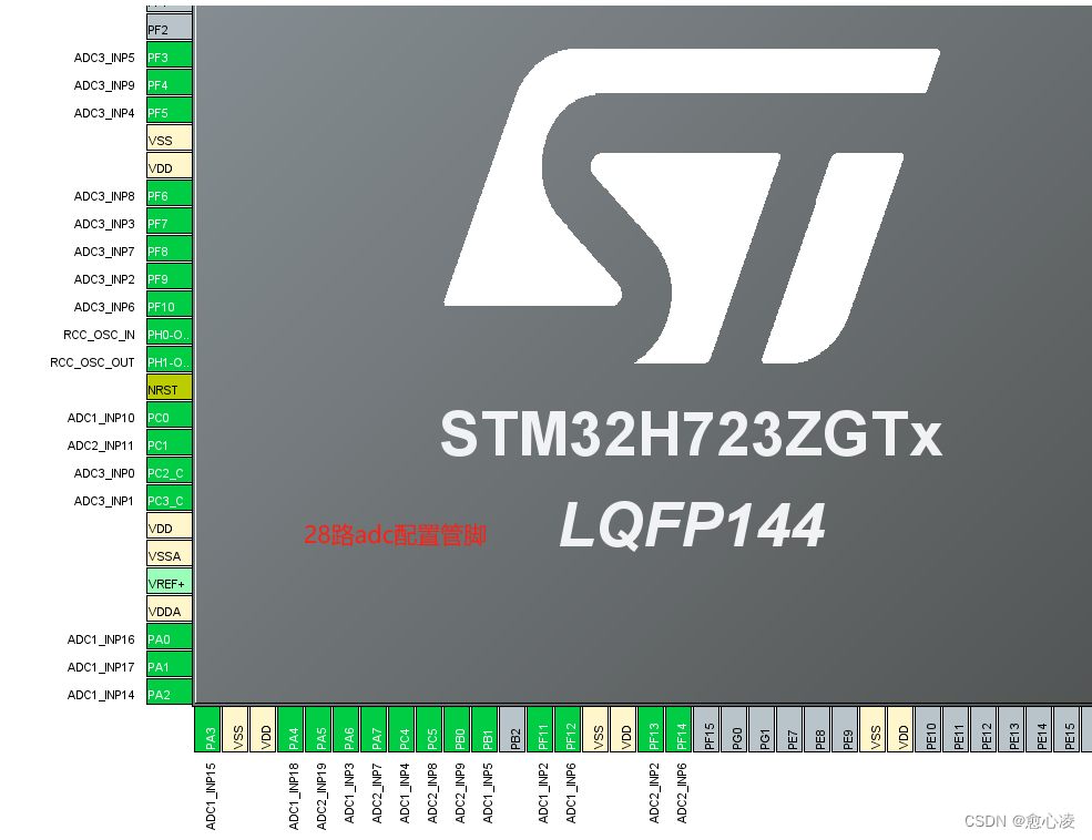 STM32+DMA多路+ADCHAL库函数+cubemax配置+部分解释_stm32 adc dma hal-CSDN博客