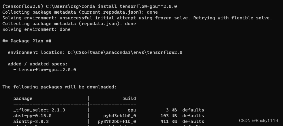 2023.10.31使用conda安装tensorflow2 0+keras2.3.1_keras和tensorflow的版本-CSDN博客