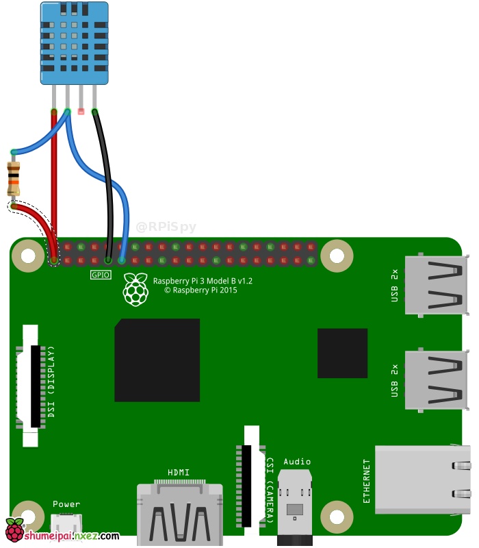 树莓派驱动DHT温湿度传感器的3种方法-CSDN博客