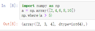 numpy.where()、numpy.nonzero()结构及用法||参数详解_numpy where nonzero-CSDN博客